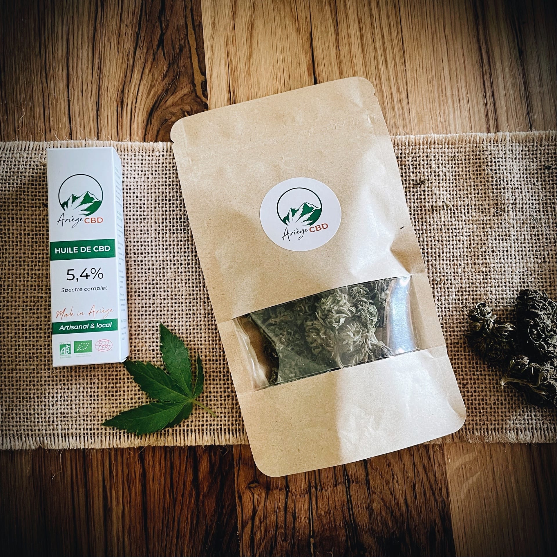 Fleurs et huile CBD bio - Ariège CBD