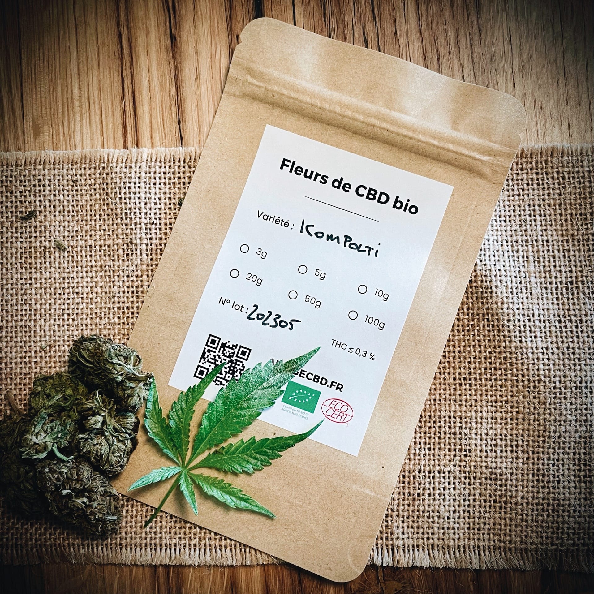 Fleurs de CBD bio 3€/g - Ariège CBD